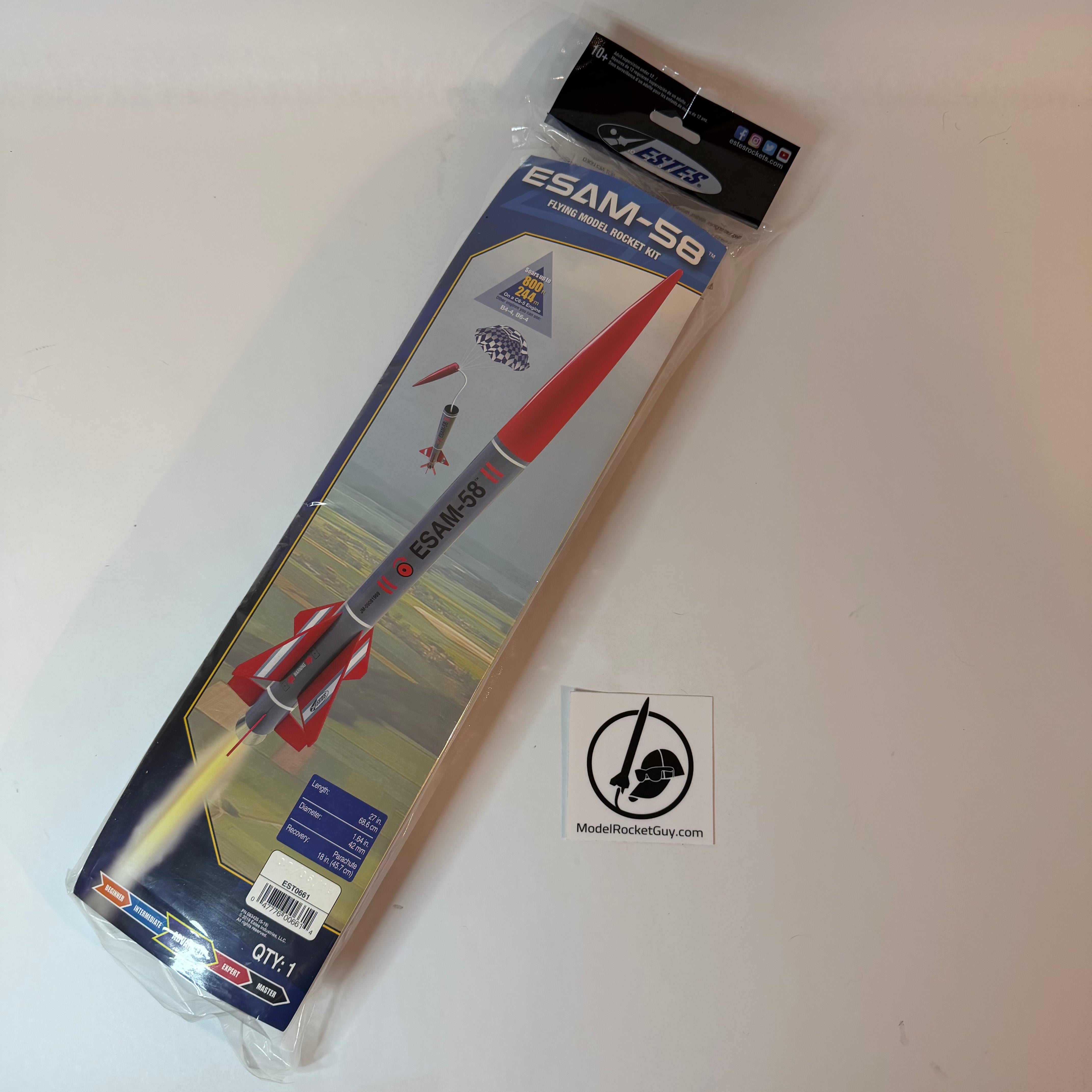 0661 Estes ESAM-58 - Skill Level 3 - OOP – @ModelRocketGuy